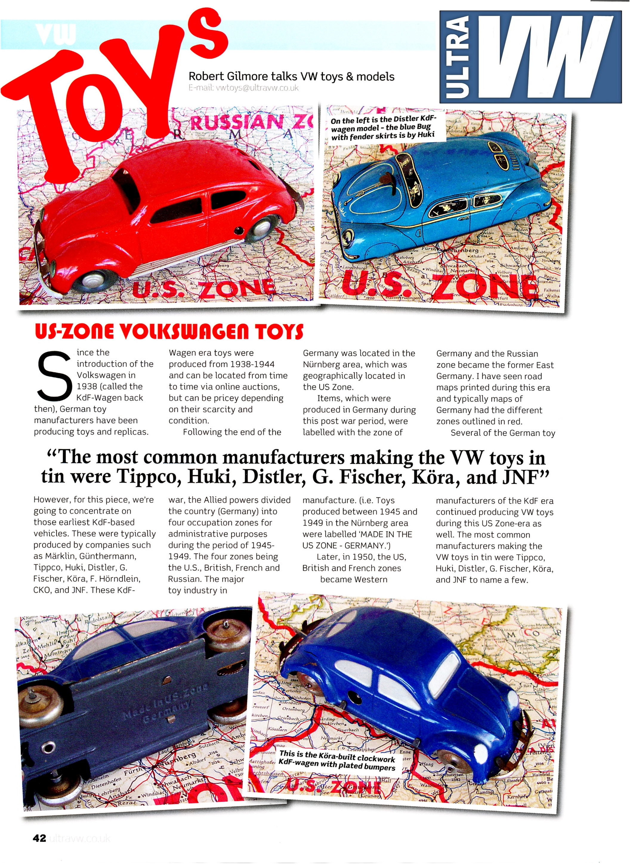 US ZONE GERMANY VWs
