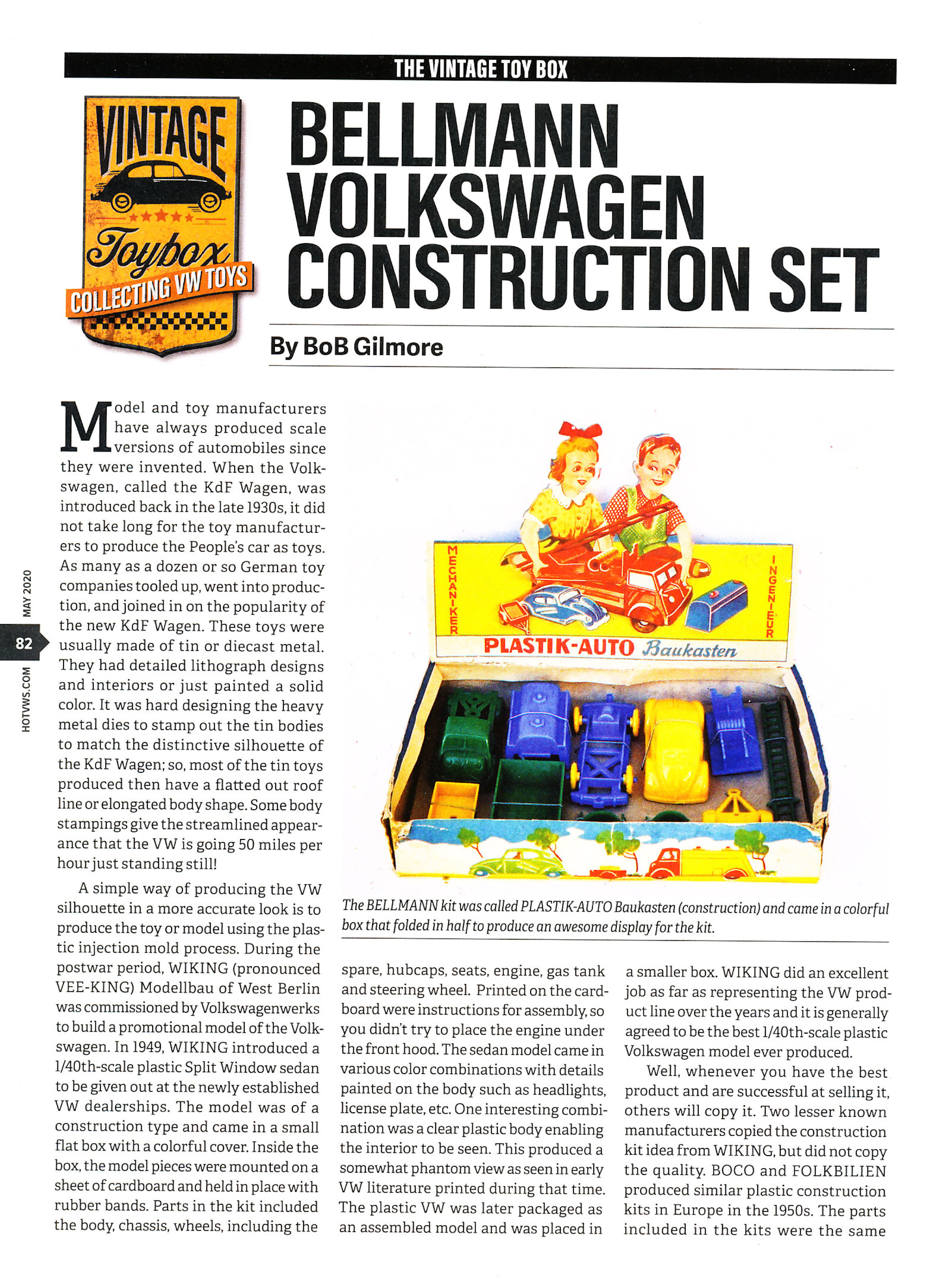 BELCO (BELLMANN) TOY VW SET