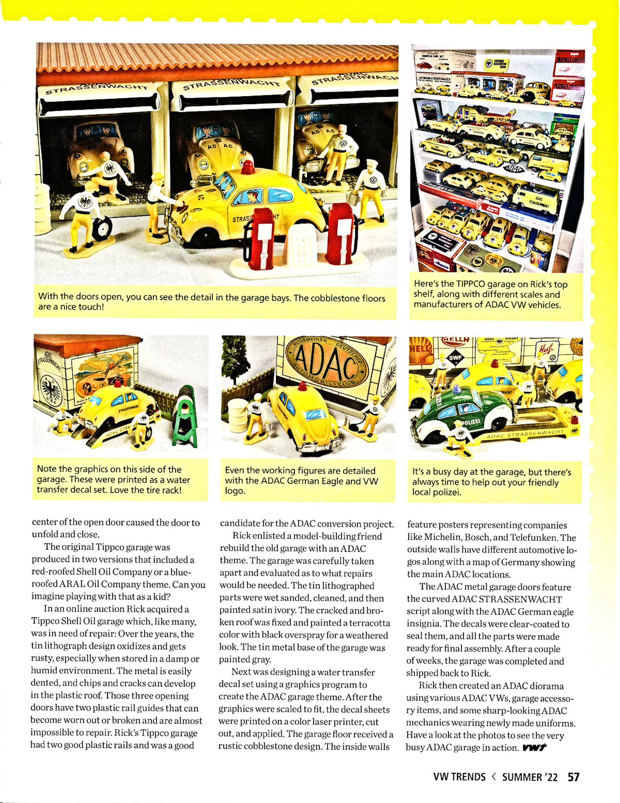 ADAC TIPPCO GARAGE DIORAMA