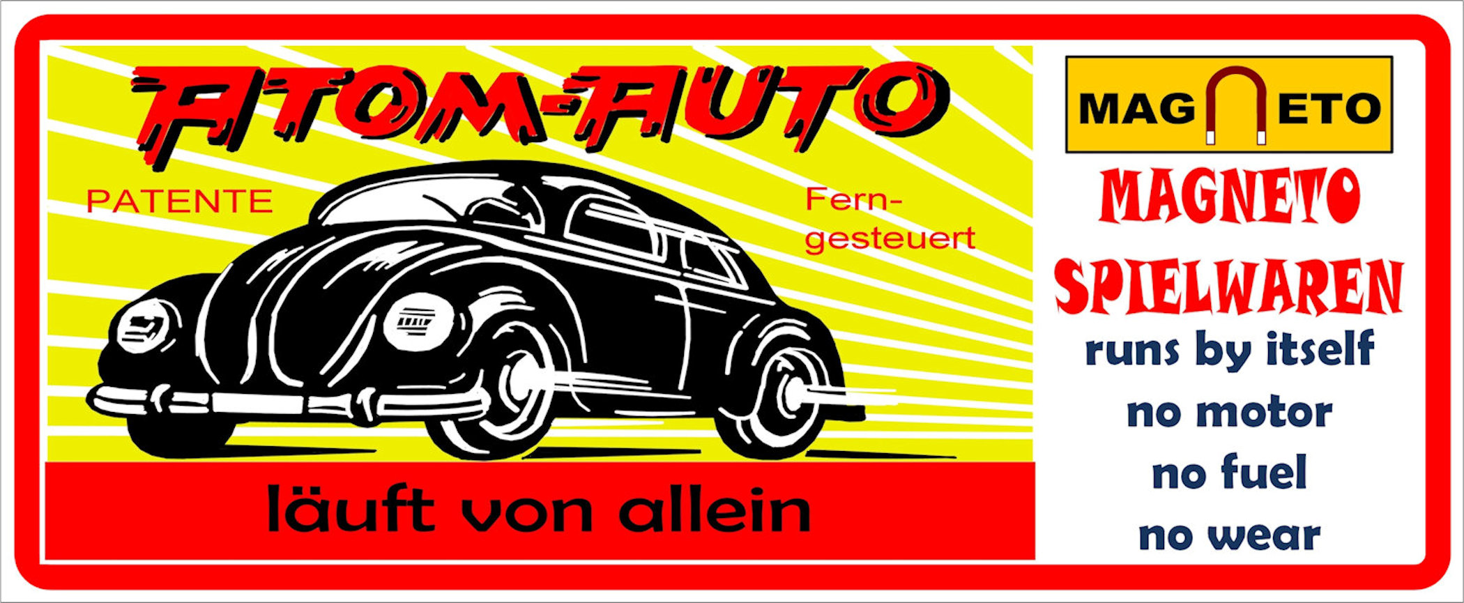 MAGNETO ATOM-AUTO VW TOY