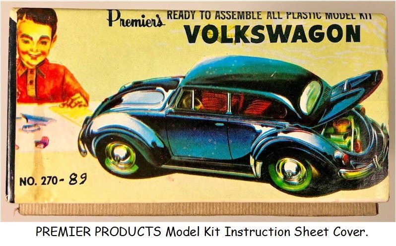 PREMIER PRODUCTS PLASTIC VW MODEL KIT