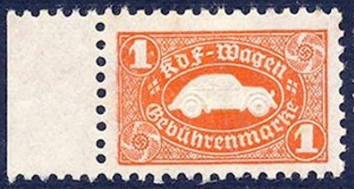 KdF WAGEN BRIEFMARKEN - STAMPS